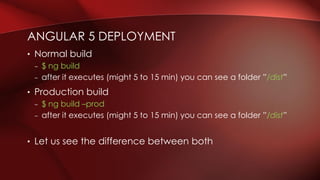 Say hello world with angular 5 | PPT