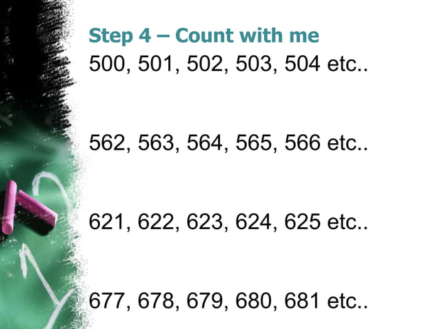 Saying numbers 6 | PPTX