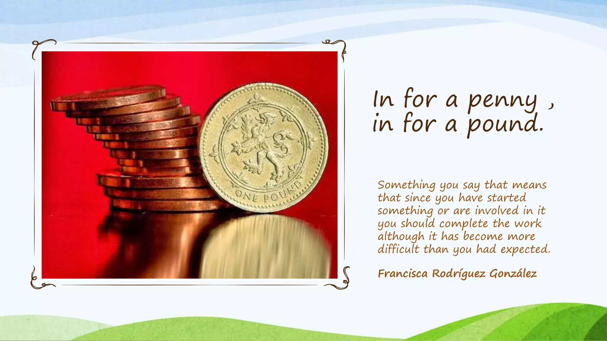 Sayings and proverbs | PPTX