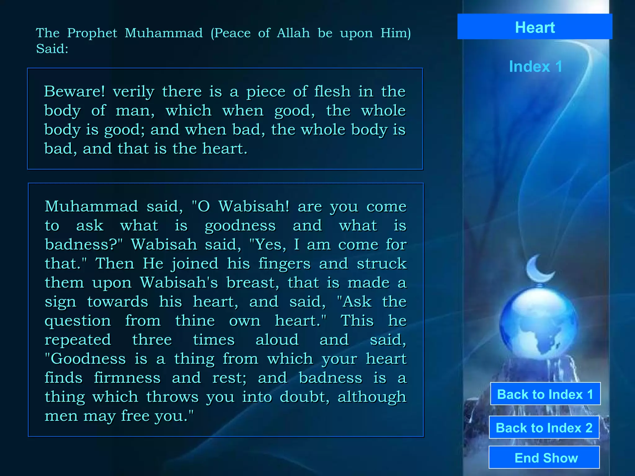 Sayings of holy prophet muhammad(pbuh) | PPT