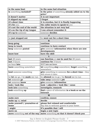 Sayitbetter phraseguide | PDF | Career Advice | Careers