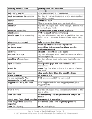 Sayitbetter phraseguide | PDF | Career Advice | Careers