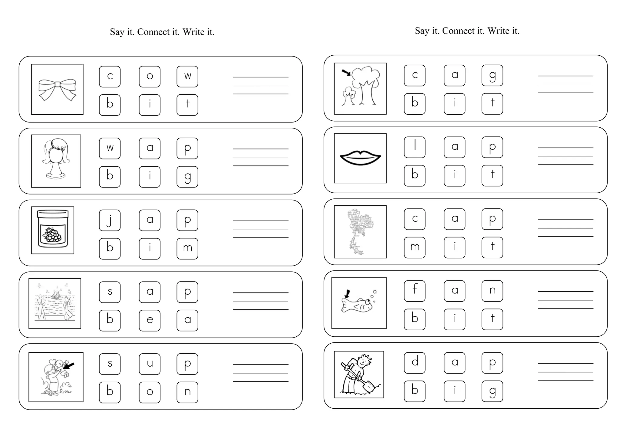 Say it connect it | PPT