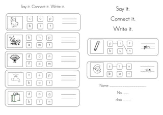 Say it connect it | PPT