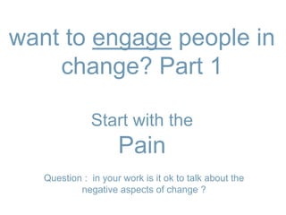 Say it with drawings workshop for Change Management Institute (CMI) | PPTX