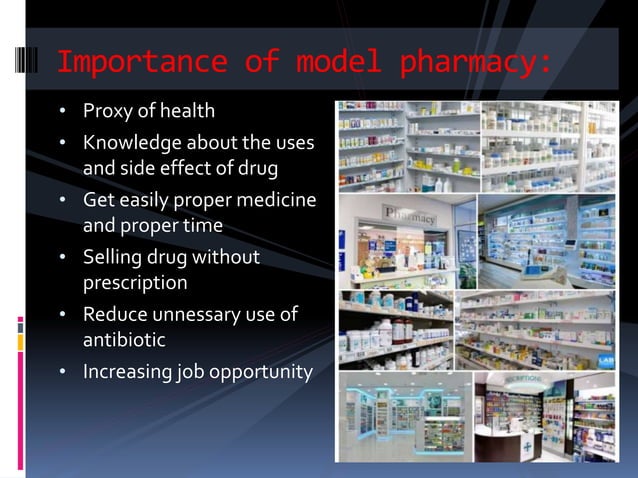 model pharmacy slide | PPTX