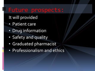 model pharmacy slide | PPTX