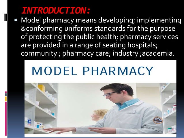 model pharmacy slide | PPTX