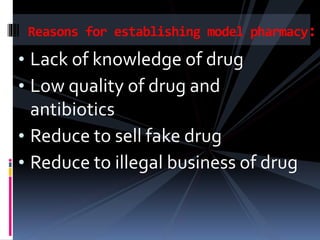 model pharmacy slide | PPTX