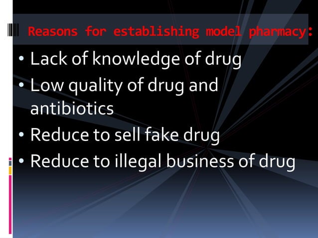 model pharmacy slide | PPTX