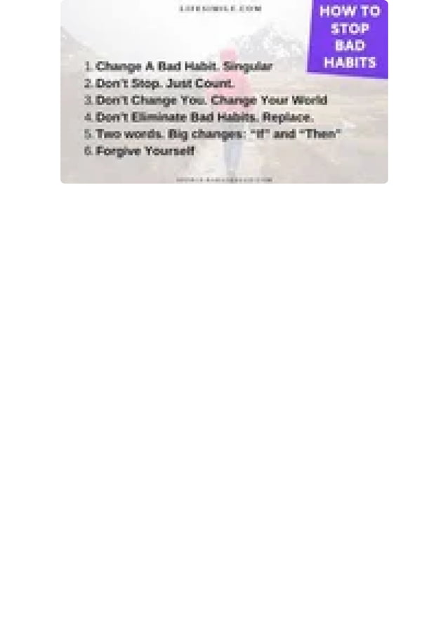 Say No To Bad Habits Ana Asatiani | PDF