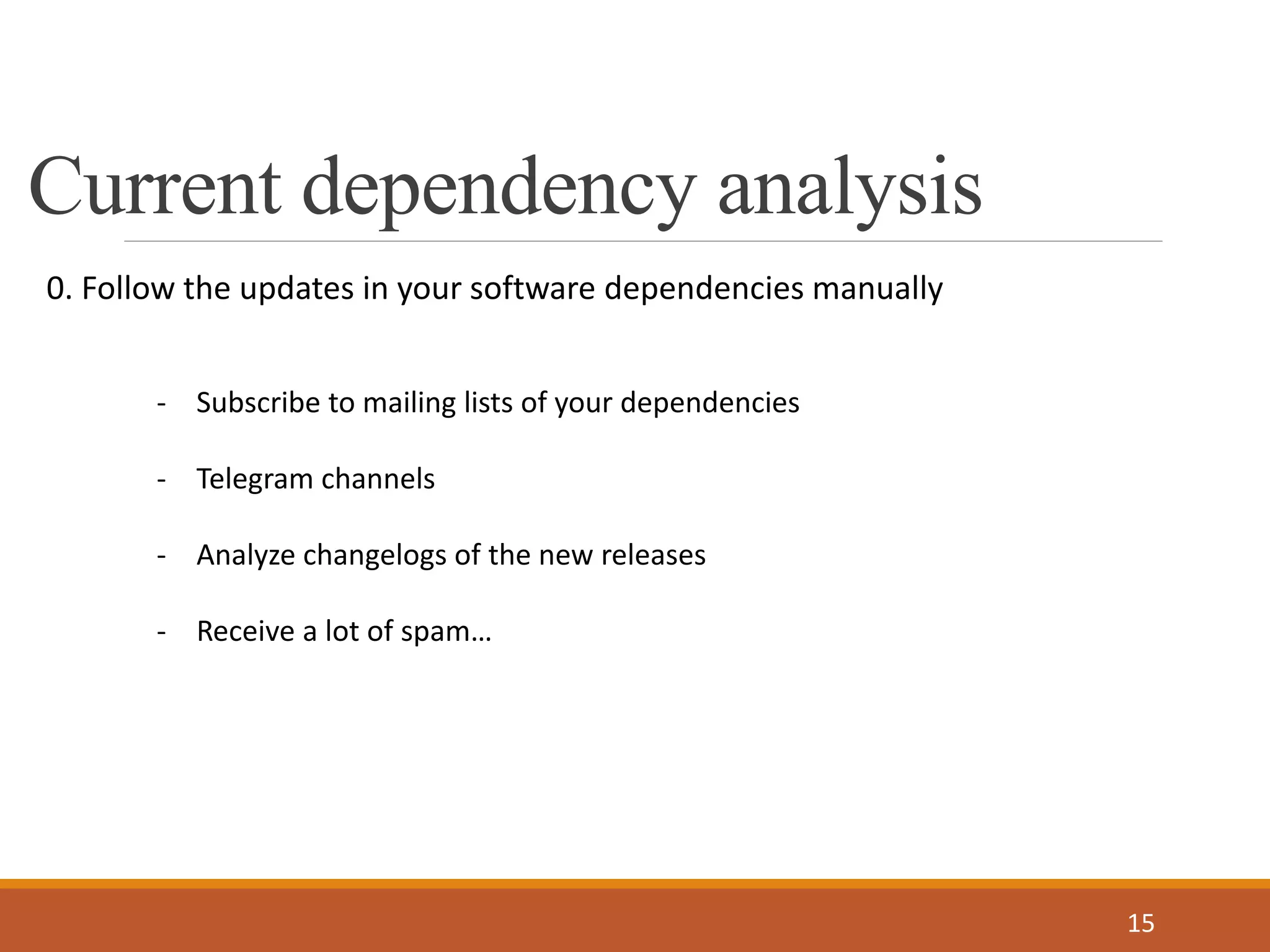 Say No To Dependency Hell | PPT