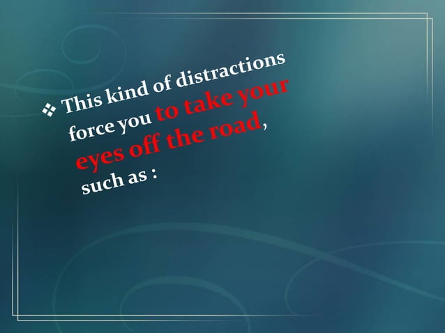 Say No To Distraction Driving & Amp; Keep The Road Safe | PDF