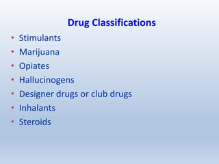 Say no to Addiction- Drugs and Types | PPTX