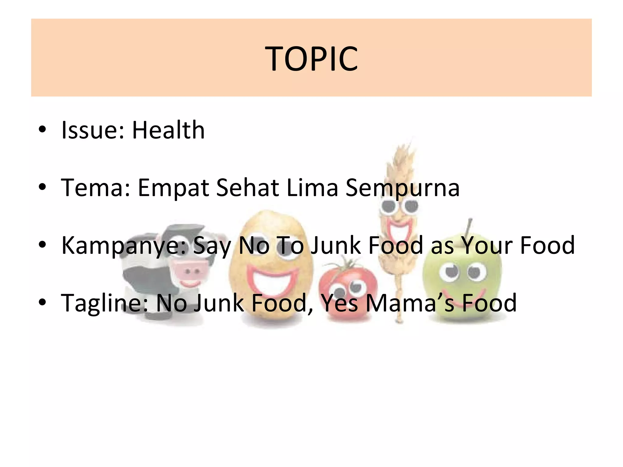 Say No To Junk Food ! | PPT