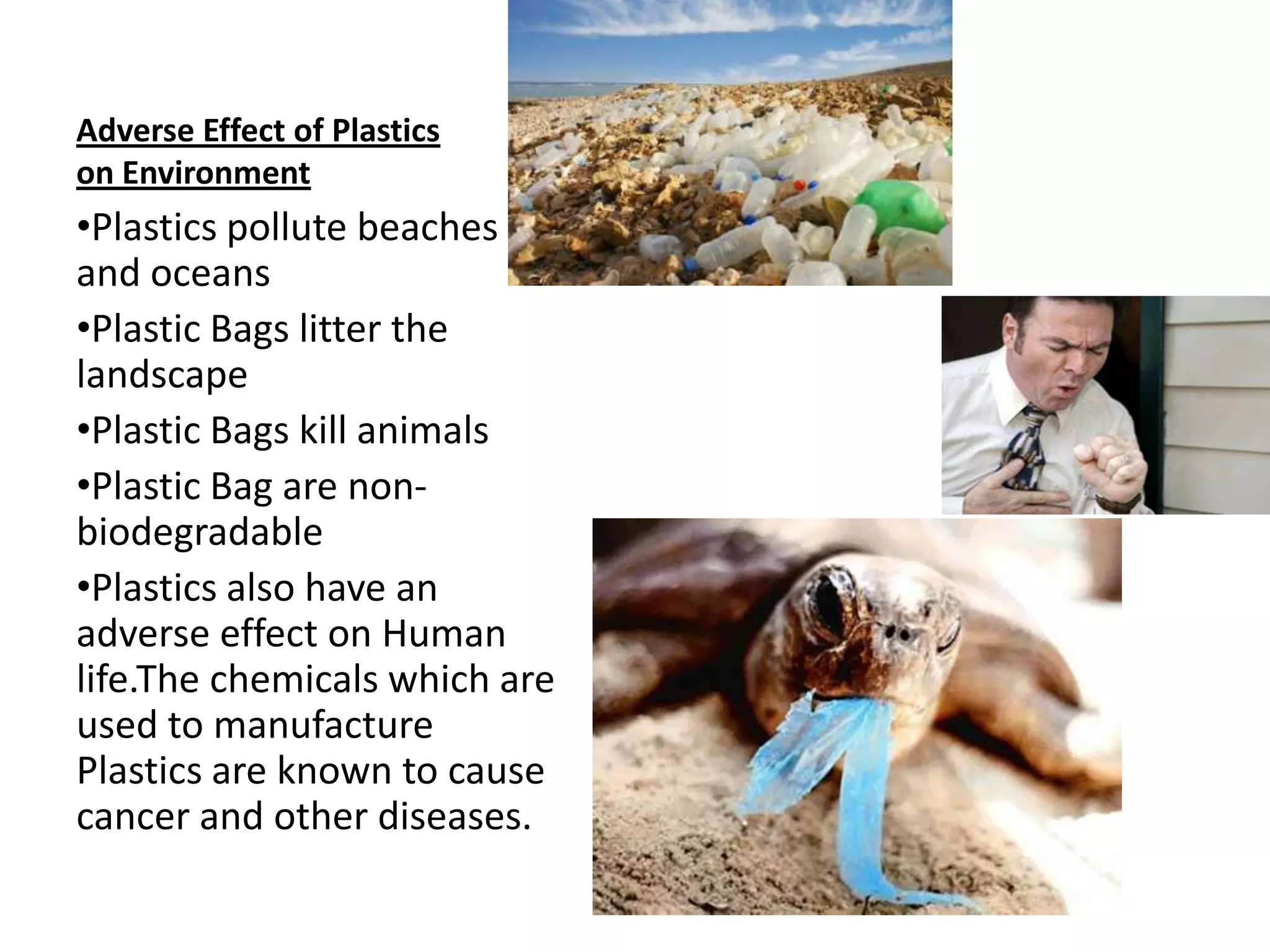 Say no to plastics | PPTX