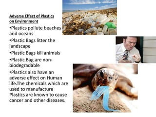 Say no to plastics | PPTX