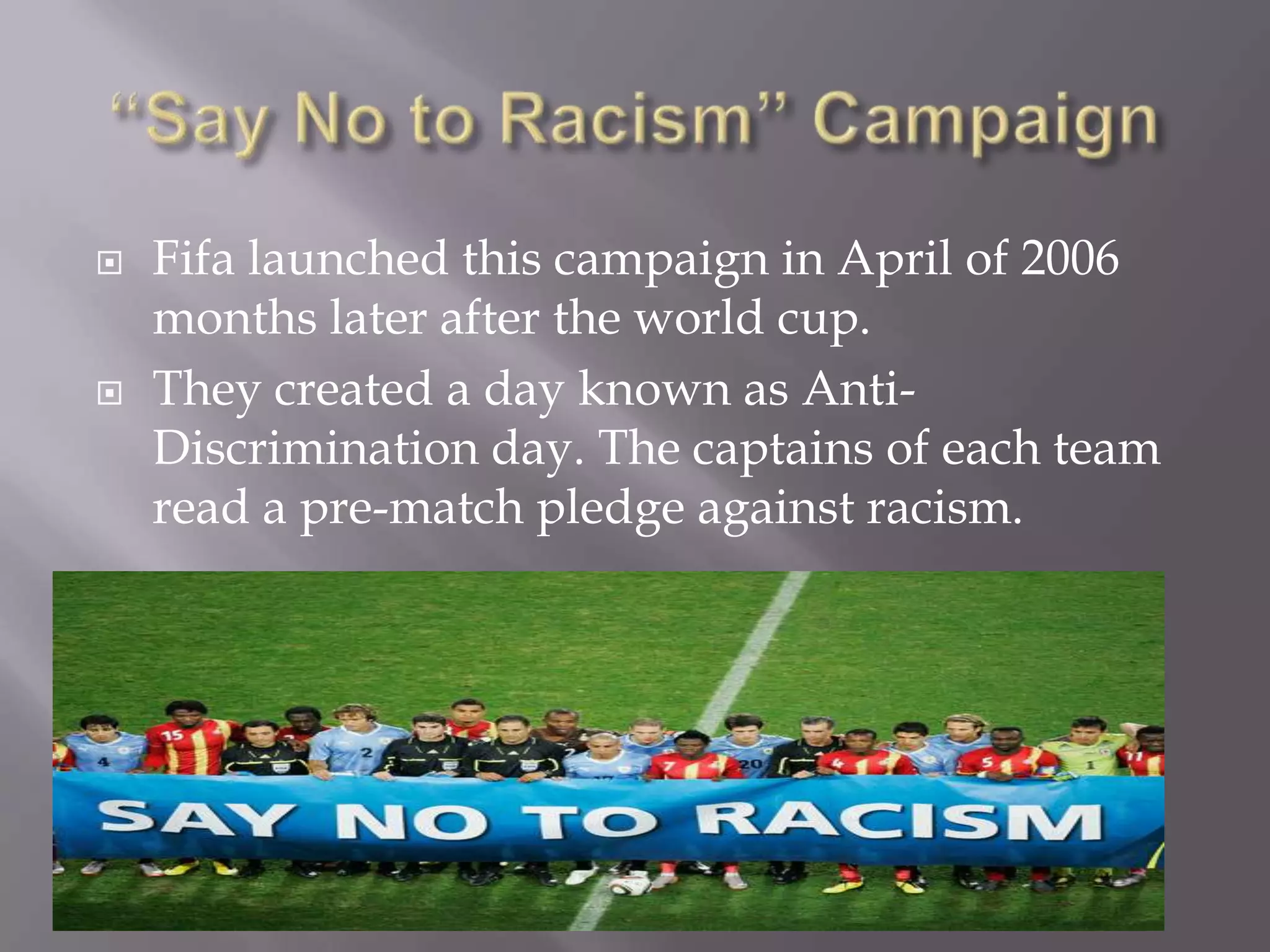 Say no to racism | PPTX