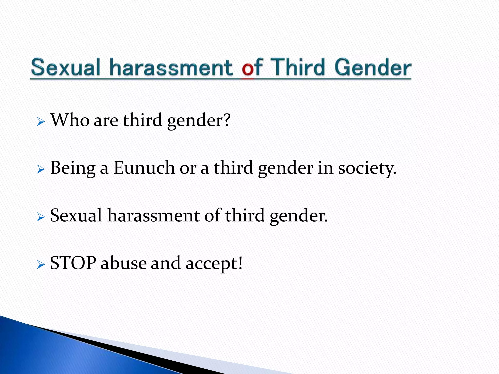 Say NO to sexual harassment | PPSX