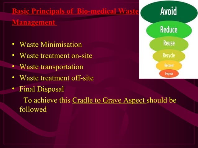 Hospital waste management | PPT | Oral care | Personal Care