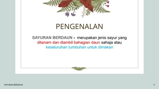 SAYURAN BERDAUN DALAM POKOK KEMAHIRAN HIDUP KEBUN PPKI.pptx