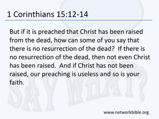 Say What part 3 (Baptism for the Dead) | PPT