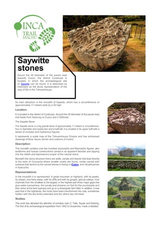 Saywite Peru | PDF