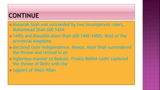 SAYYID DYNASTY by Irshad Ali.pptx