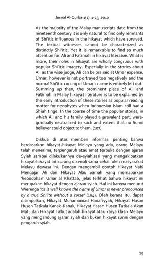 Sayyidina Husain dalam Teks Klasik Melayu | PDF