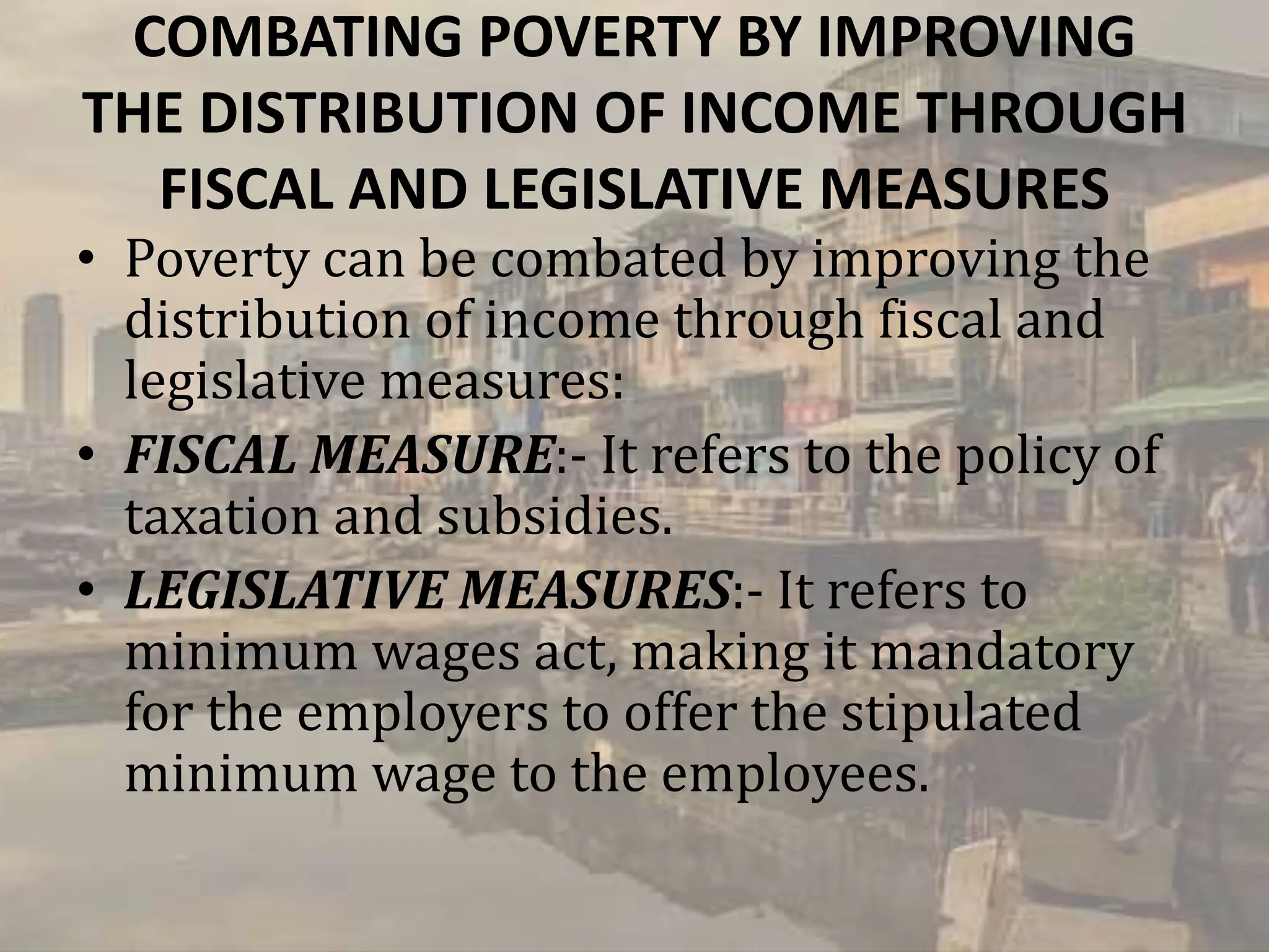 POVERTY IN INDIA AND ITS TYPES AND MEASURES | PPTX