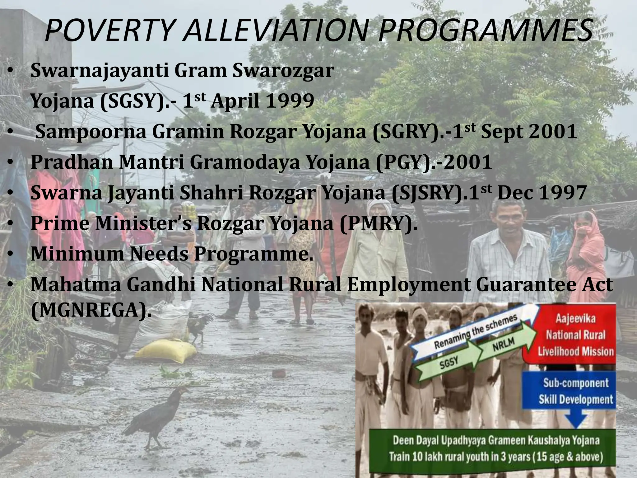 POVERTY IN INDIA AND ITS TYPES AND MEASURES | PPTX