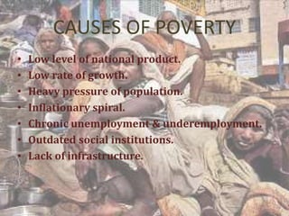POVERTY IN INDIA AND ITS TYPES AND MEASURES | PPTX