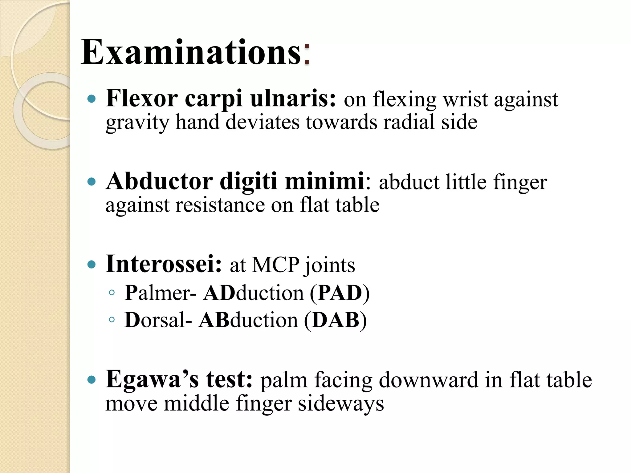 Peripheral Nerves of Upper Limb [Radial, Median & Ulnar nerve] | PPTX