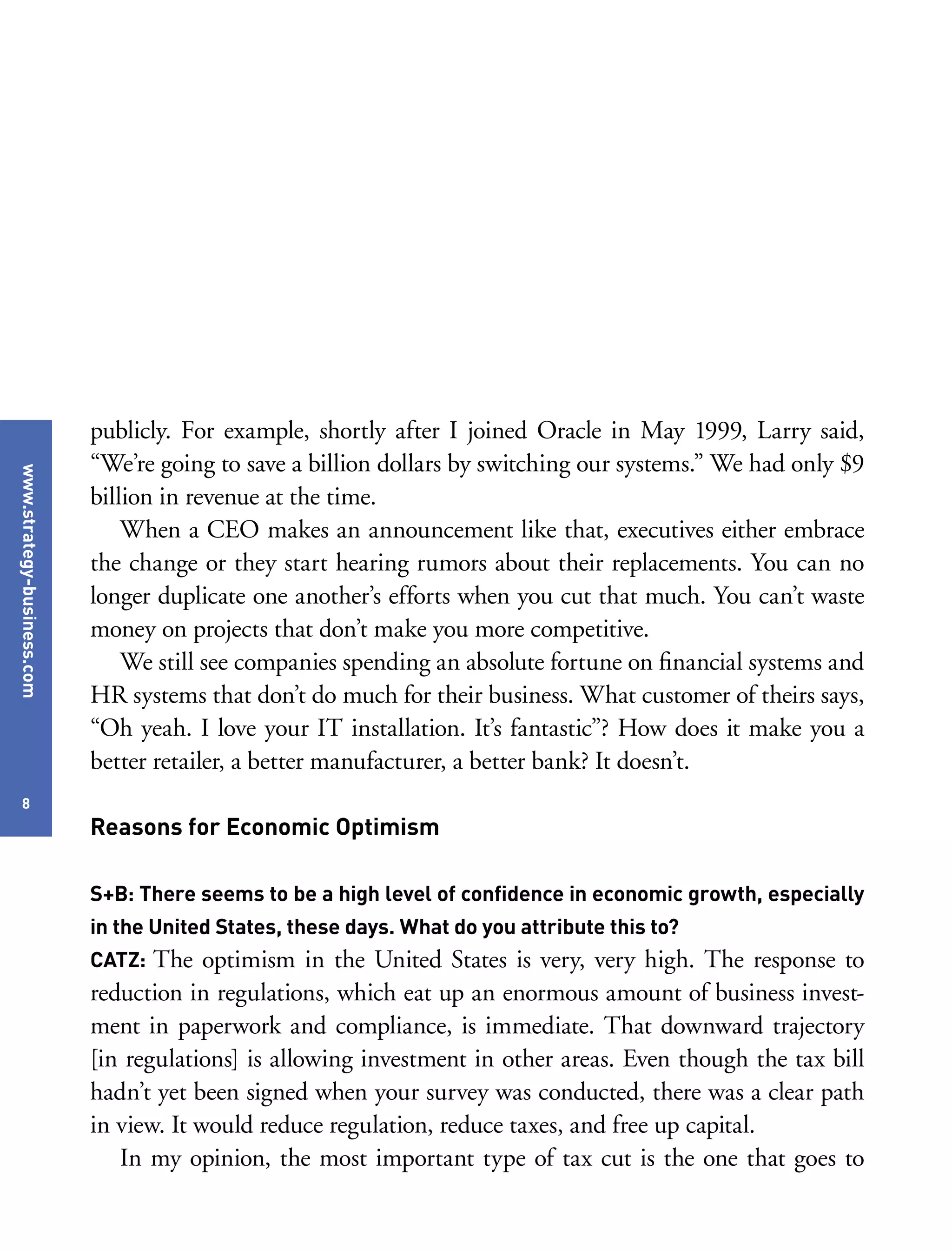 At Oracle, Great Technology Is Not Enough | PDF