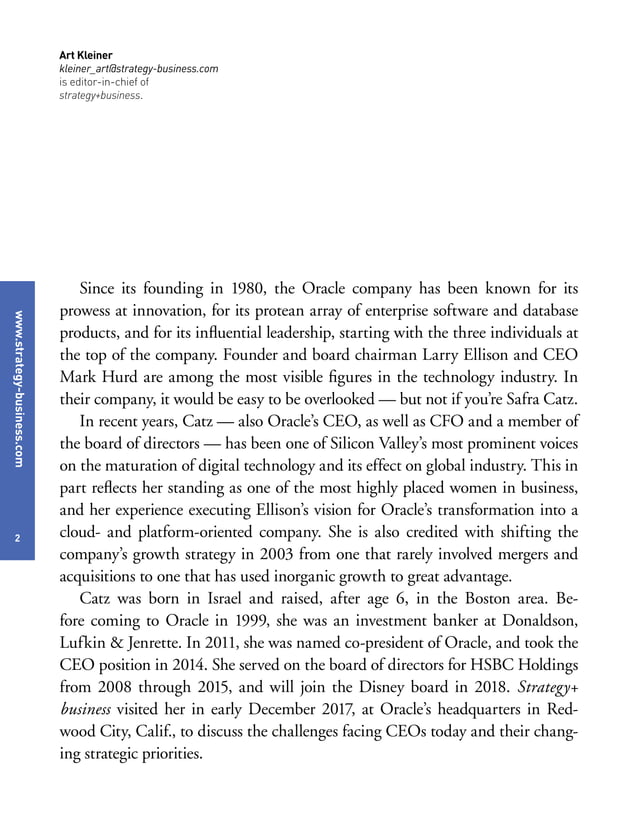 At Oracle, Great Technology Is Not Enough | PDF