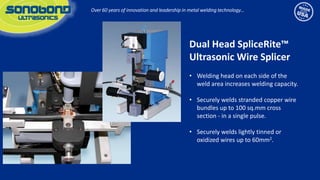 Sonobond Ultrasonics Battery Assembly | PPT