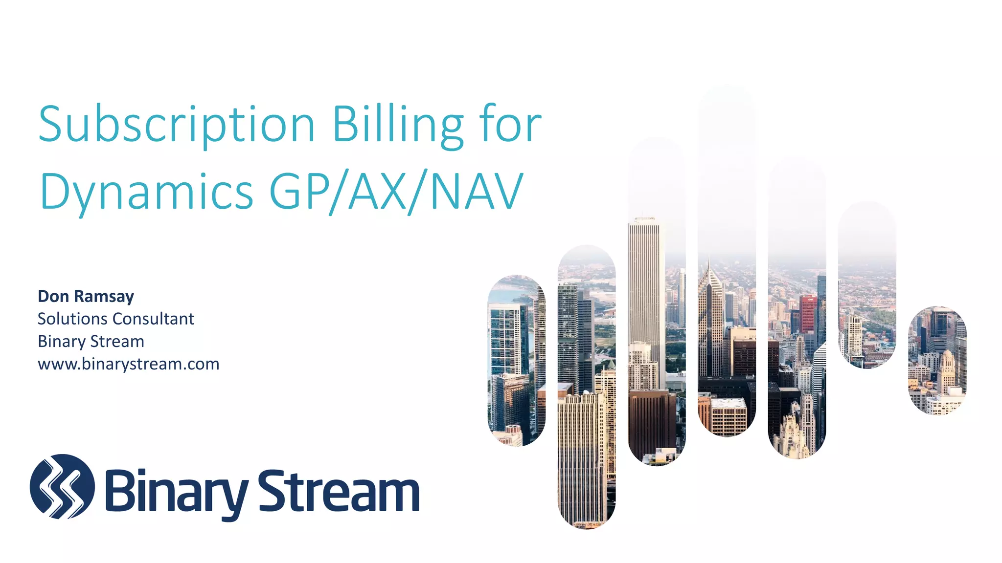 Binary Stream - Subscription Billing - D365 Business Central | PDF | Business Utilities | Business