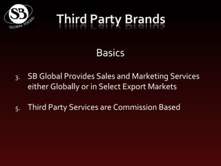 SB Global Foods Introduction 1108 | PPT