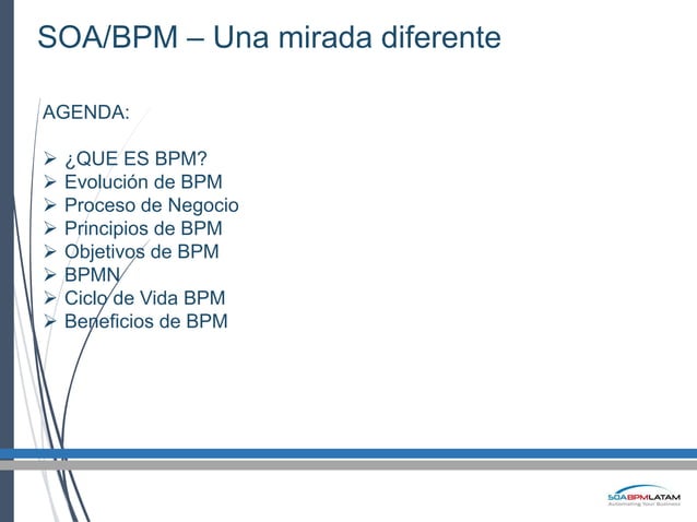 Una breve introducción a BPM | PPT