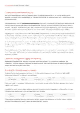 Sb securing-industrial-control-systems-with-fortinet | PDF