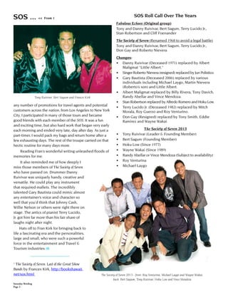 The Society of Seven: Last of the Great Show Bands | PDF | Entertainment
