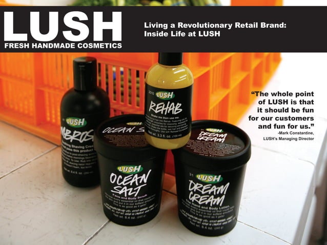 SB'12 - Shama Alexander - LUSH | PDF | Vegetarian Diets | Food & Drink