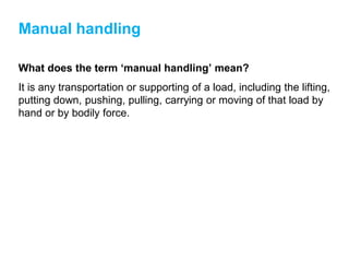 DSE and manual handling for volunteers: Parkinson's UK volunteer ...