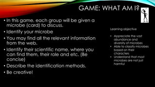 SB20103 Microbe Diversity: Microbe Identification Methods | PDF