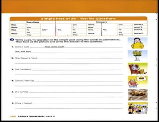 SB 2 Simple Past, Yes/No Questions | PPT