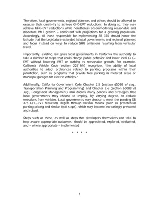 SB 375 Analysis and Intent | PDF