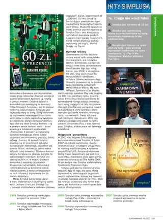 Case study marki Simplus z Albumu Superbrands Polska 2008 | PDF