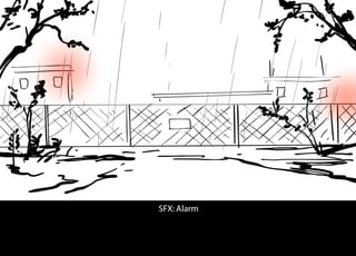 Personal project "Escape" storyboard action scene | PDF