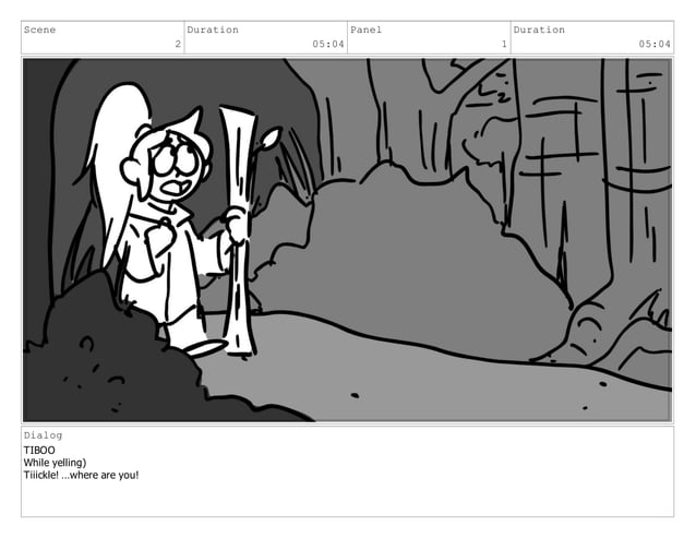 Tickle Monster Storyboards | PDF