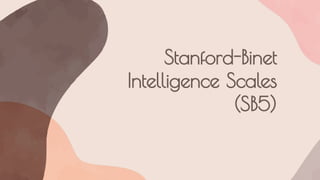 Stanford-Binet Intelligence Scale Presentation | PDF